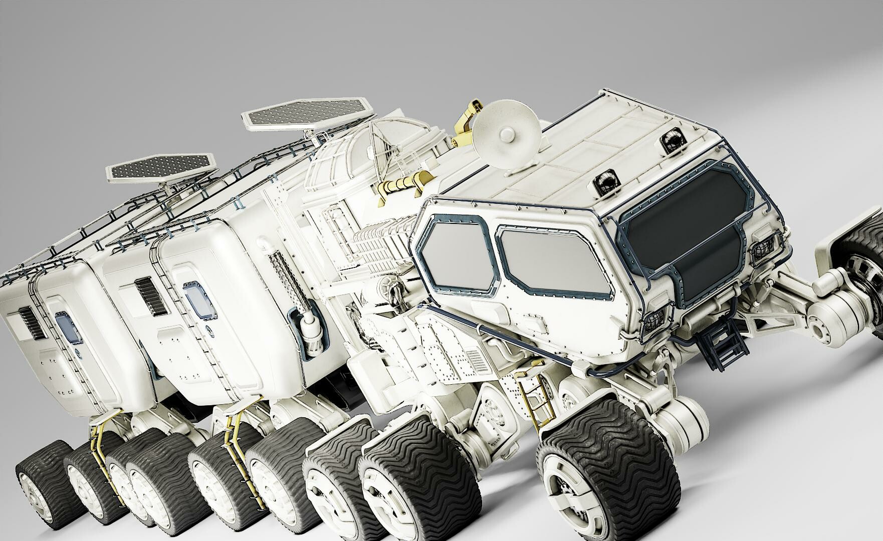 ArtStation - Mars Transport Rover 3D model | Resources
