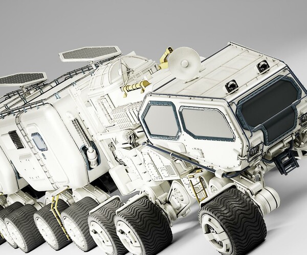 ArtStation - Mars Transport Rover 3D model | Resources