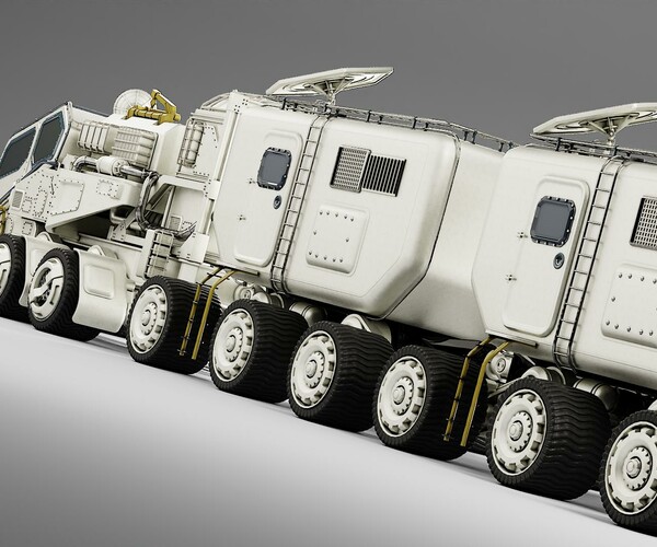ArtStation - Mars Transport Rover 3D model | Resources