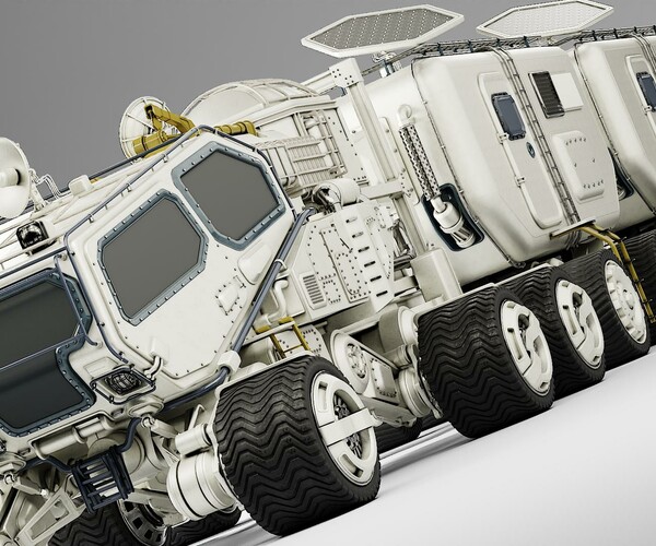 ArtStation - Mars Transport Rover 3D model | Resources