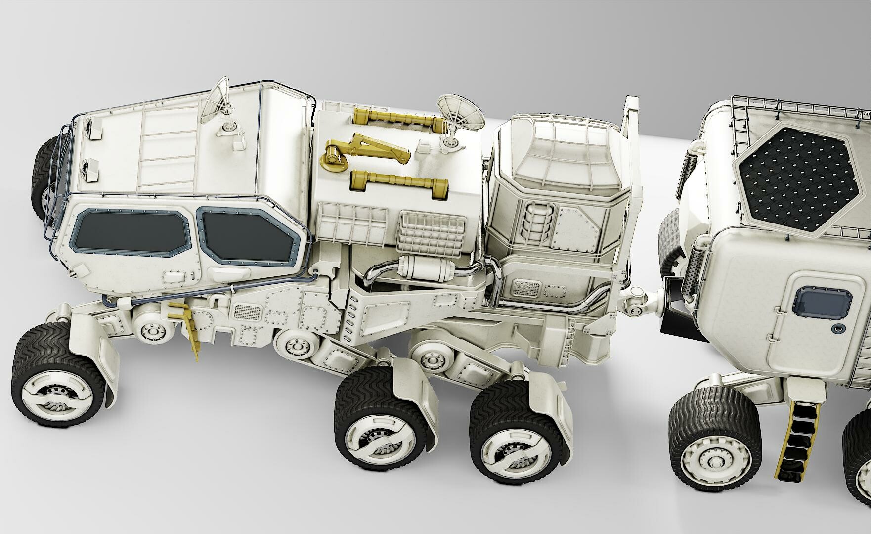 ArtStation - Mars Transport Rover 3D model | Resources