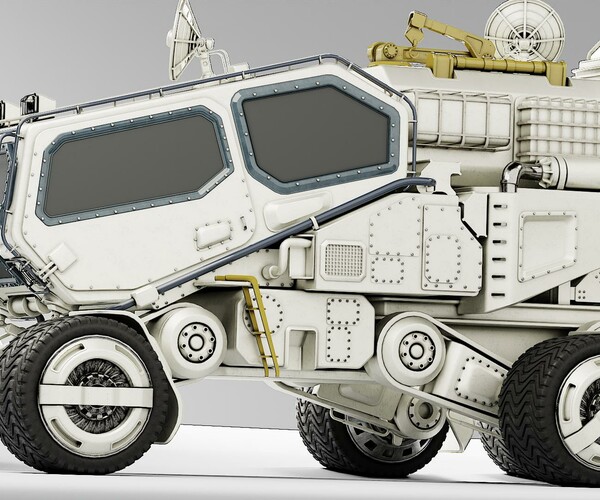 ArtStation - Mars Transport Rover 3D model | Resources