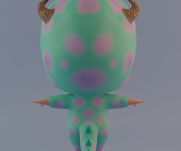 ArtStation - 3d model Baby Boss character | Game Assets