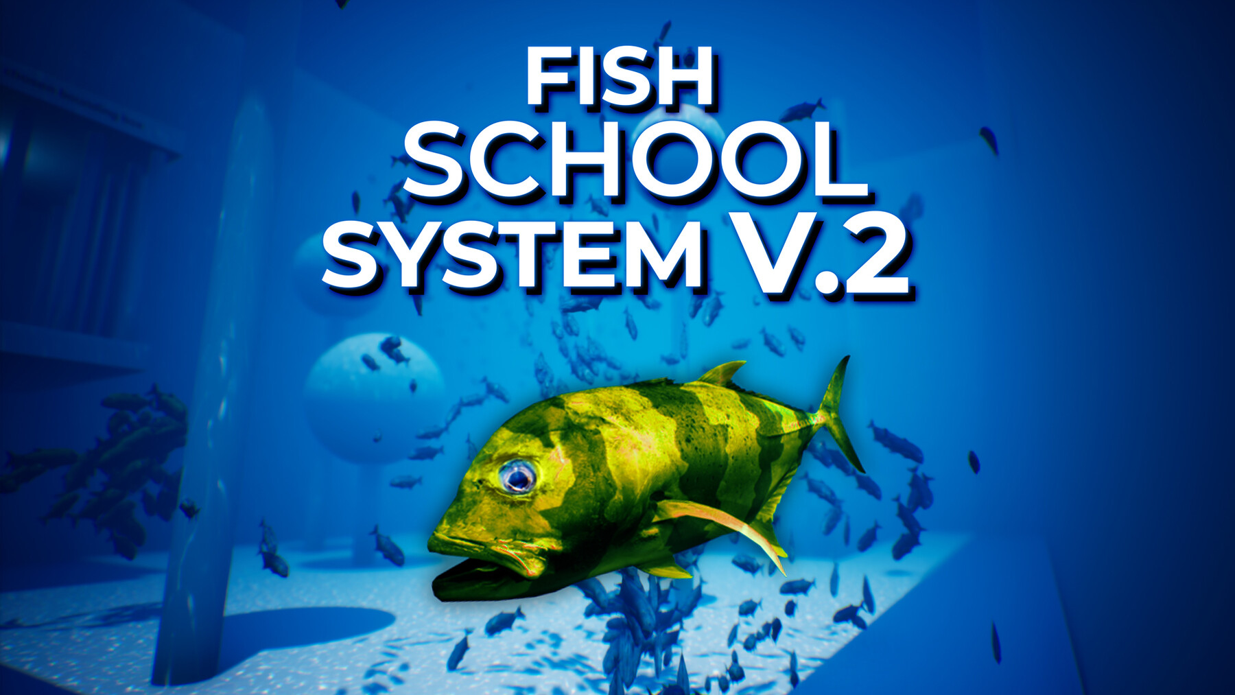 ArtStation - Fish School System V2 UE4 | Game Assets