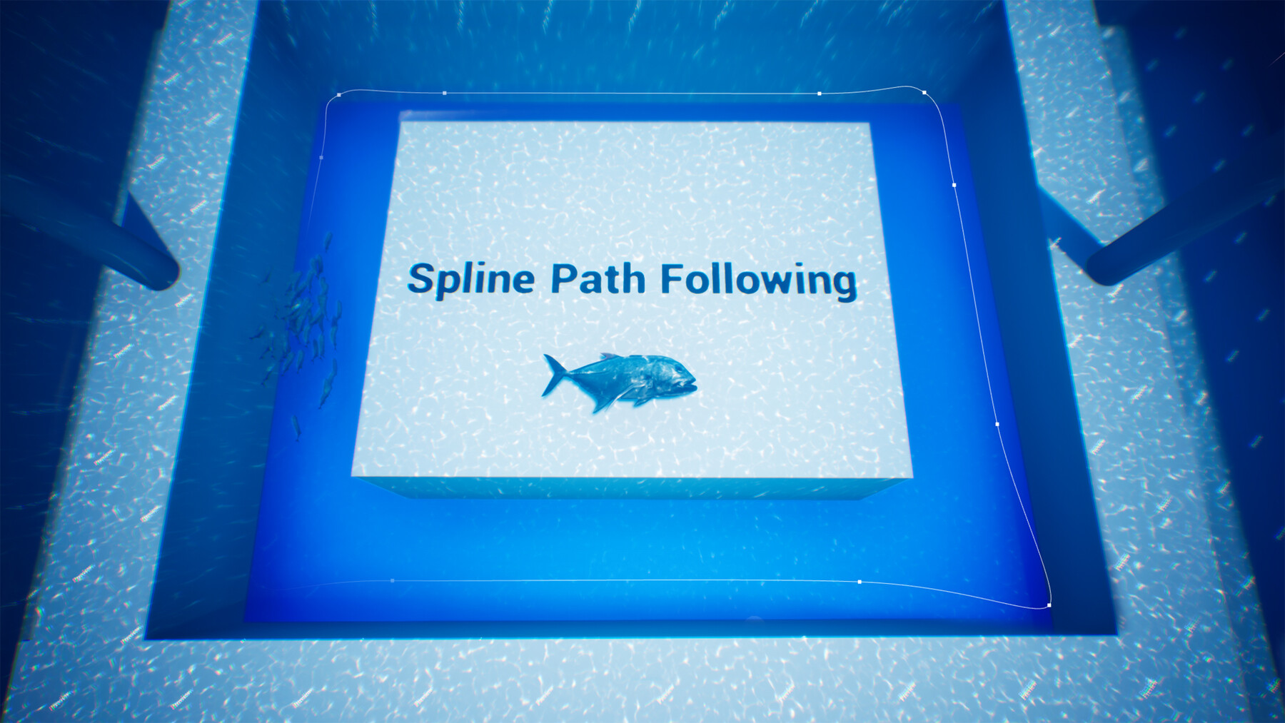 ArtStation - Fish School System V2 UE4 | Game Assets