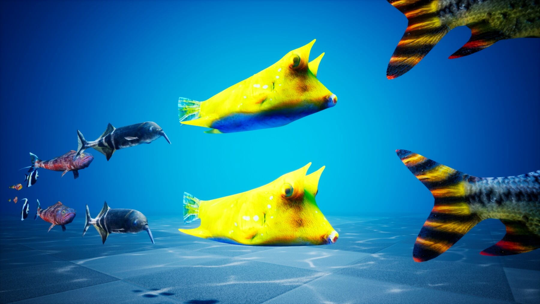 ArtStation - Fish for School System 2 UE4 | Game Assets
