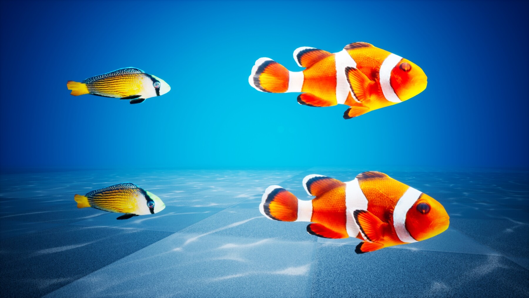 ArtStation - Fish for School System 2 UE4 | Game Assets