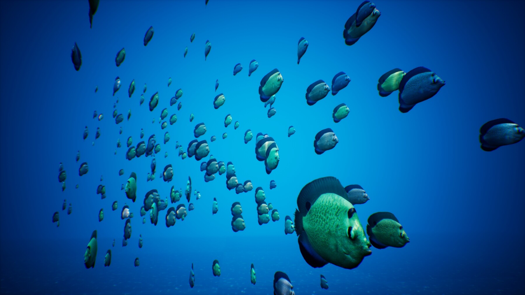 ArtStation - Fish School System V1 UE4 | Game Assets