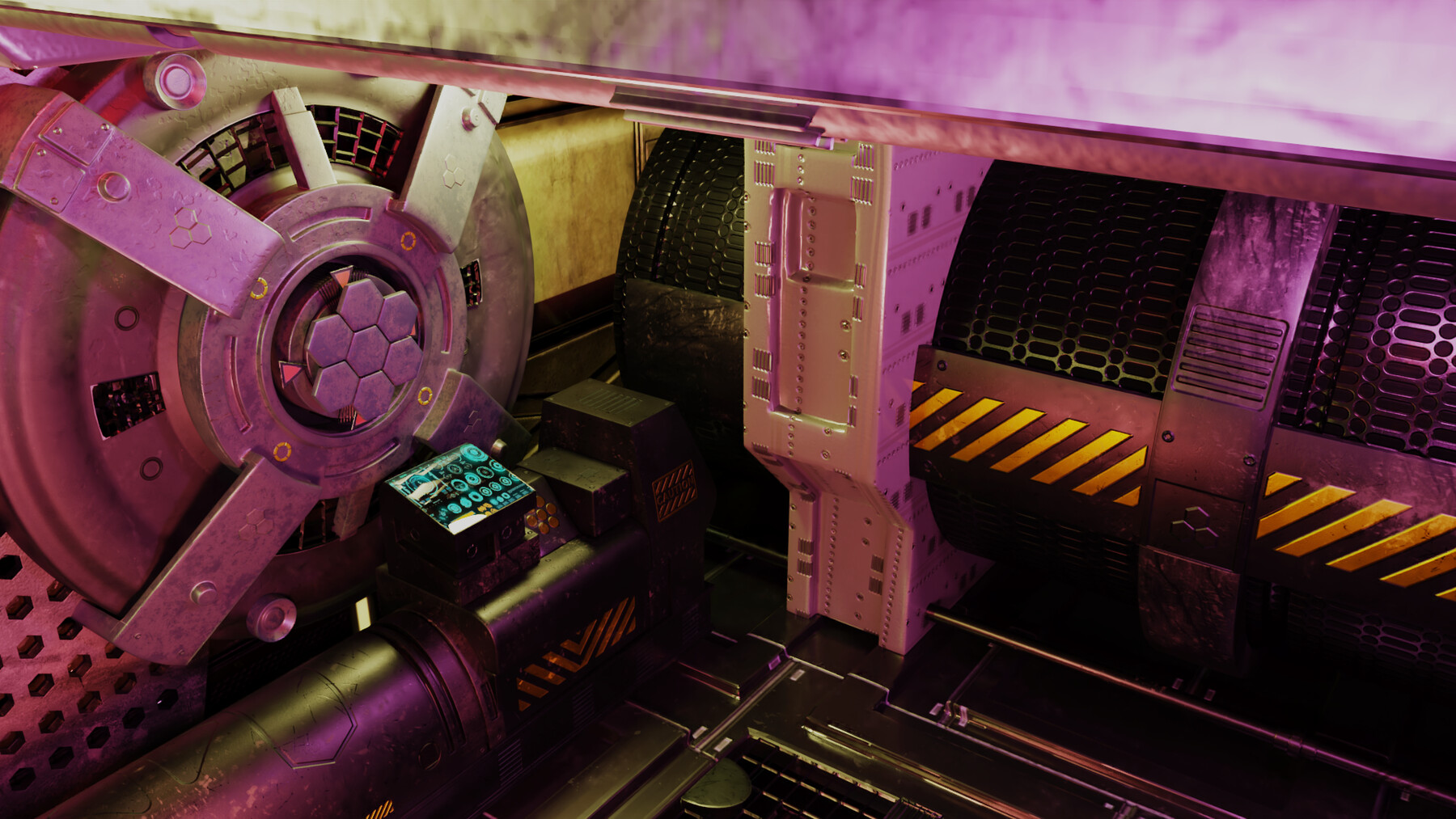 ArtStation - Generator room scifi | Game Assets