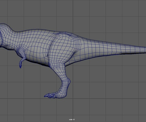 ArtStation - T-Rex Base Mesh | Game Assets