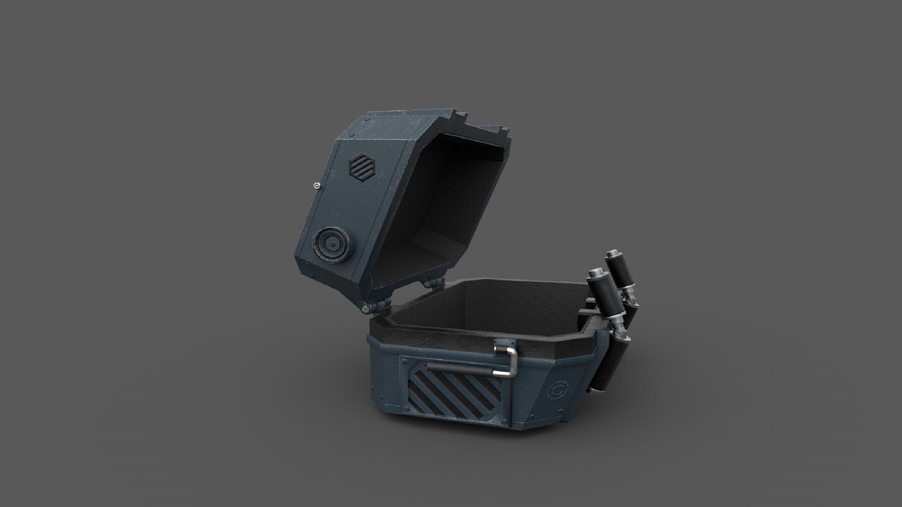ArtStation - Military safe storage box PBR low-poly 3D model Low-poly ...