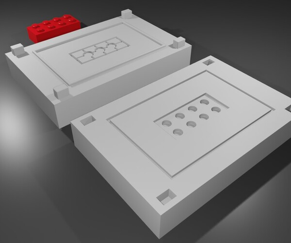 ArtStation - Mold for Plastic Brick - Form 3D Print Model | Resources