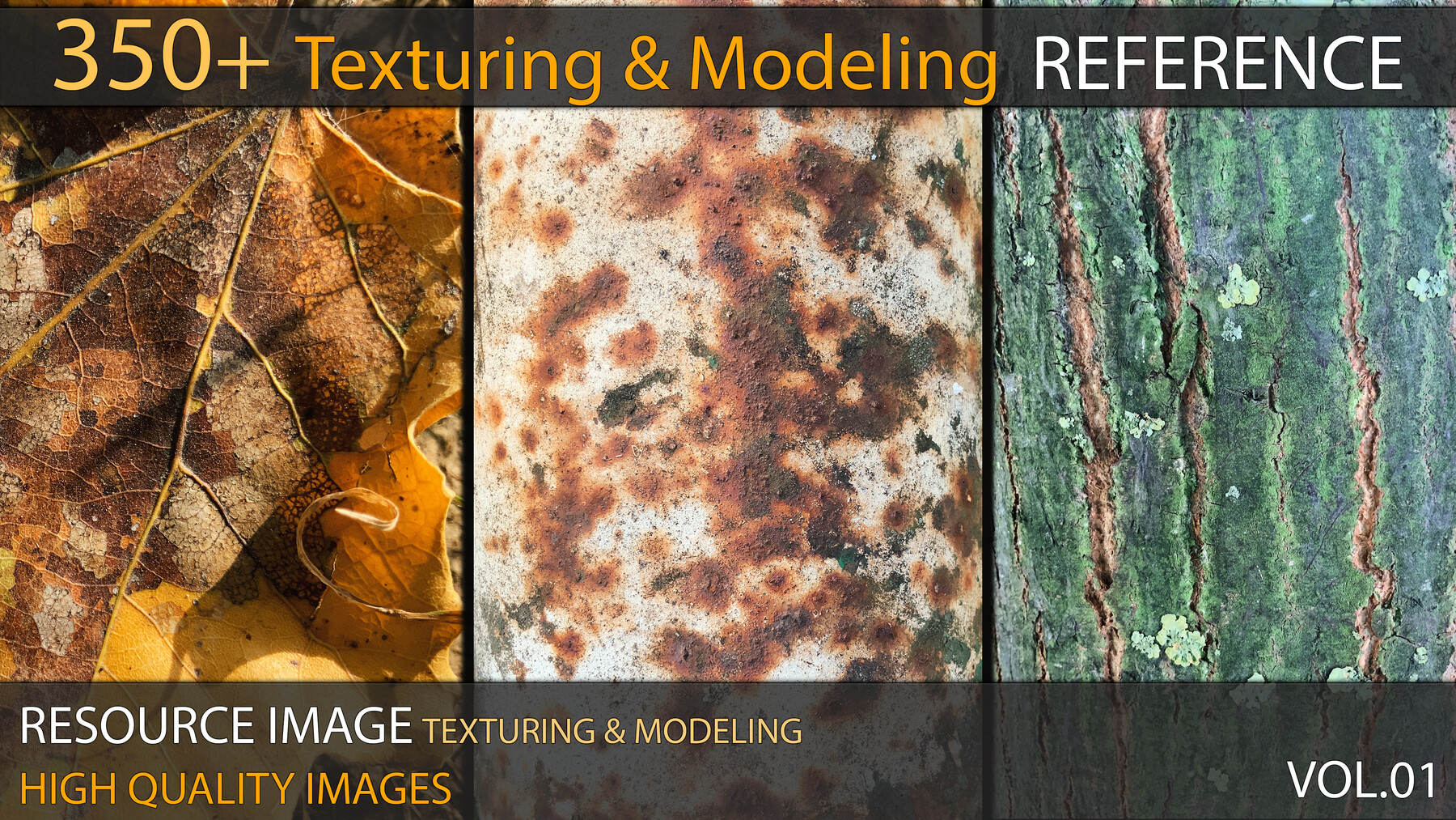 ArtStation - 350+ Texturing & Modeling Reference - VOL 01 | Resources
