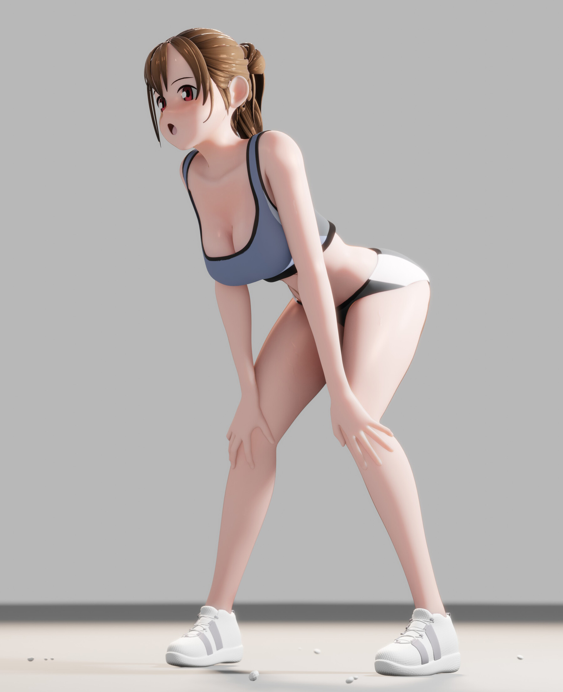 Artstation Anime Character Modeling And Animation Full Process Video Blender 293 Tutorials