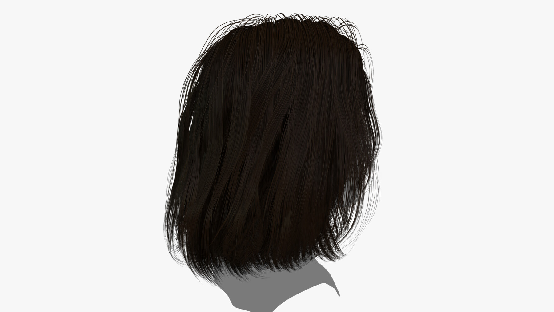ArtStation - Hair Female - 007 | Game Assets