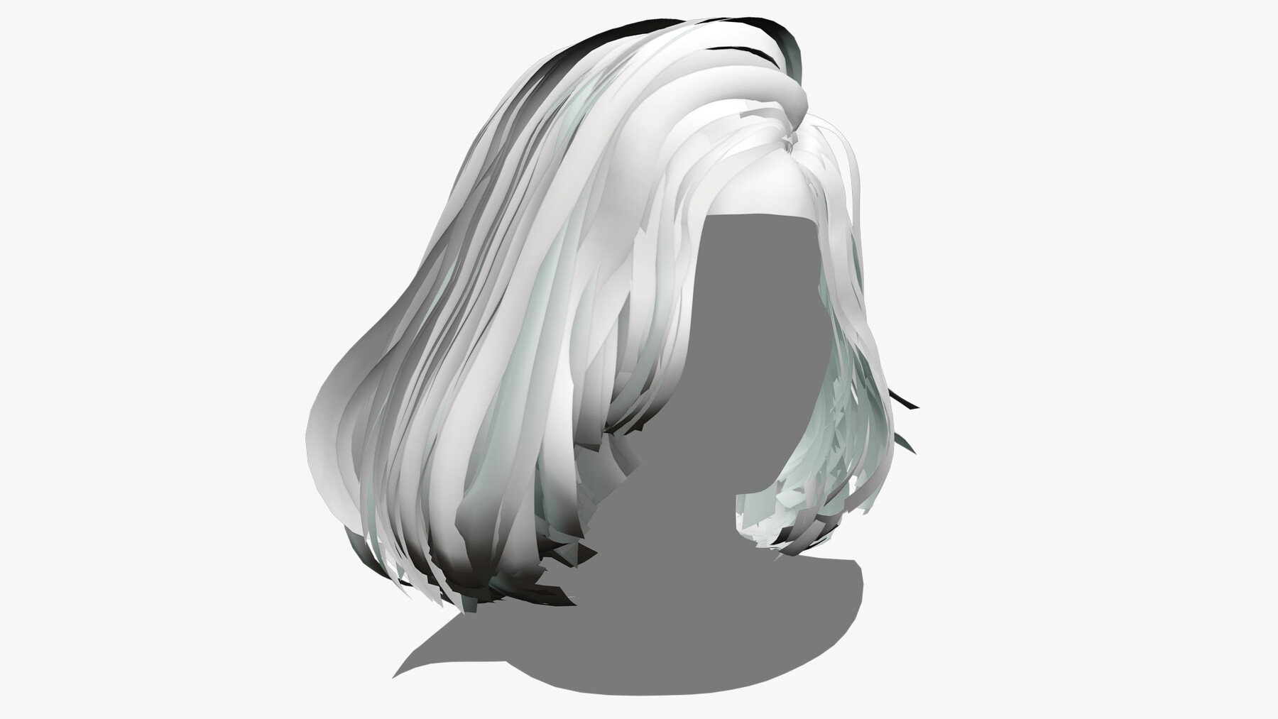 ArtStation - Hair Female - 007 | Game Assets
