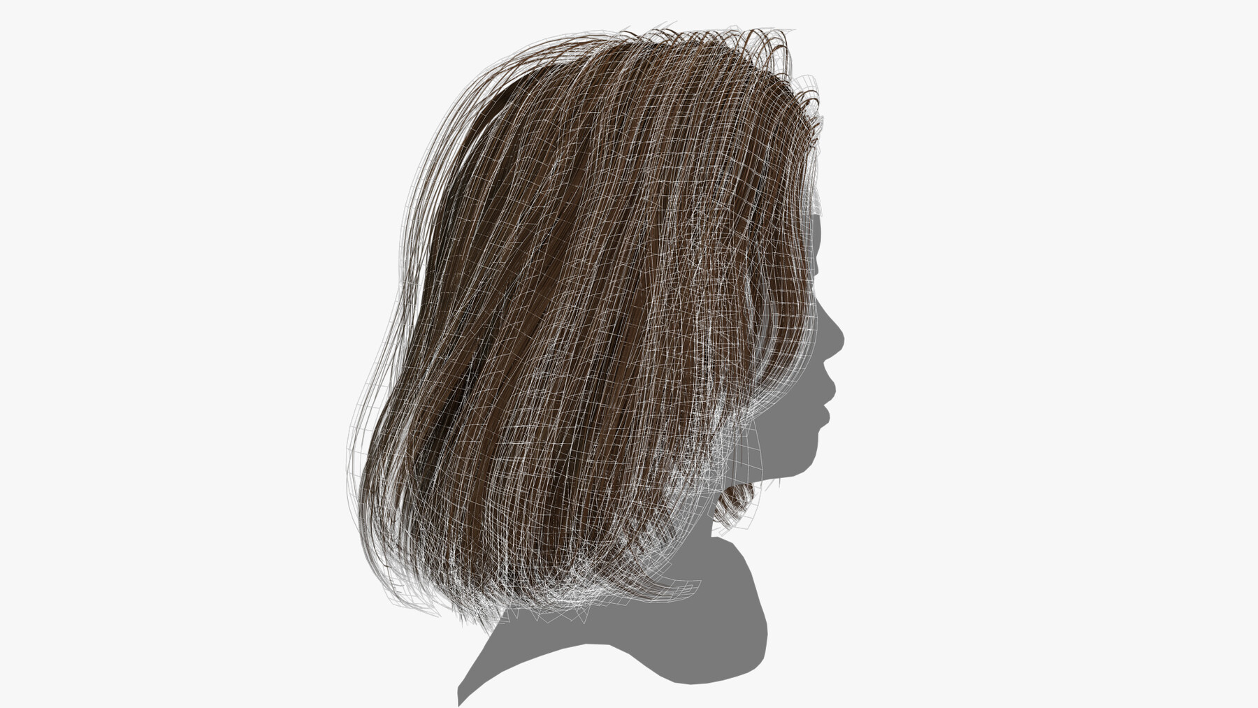 ArtStation - Hair Female - 007 | Game Assets