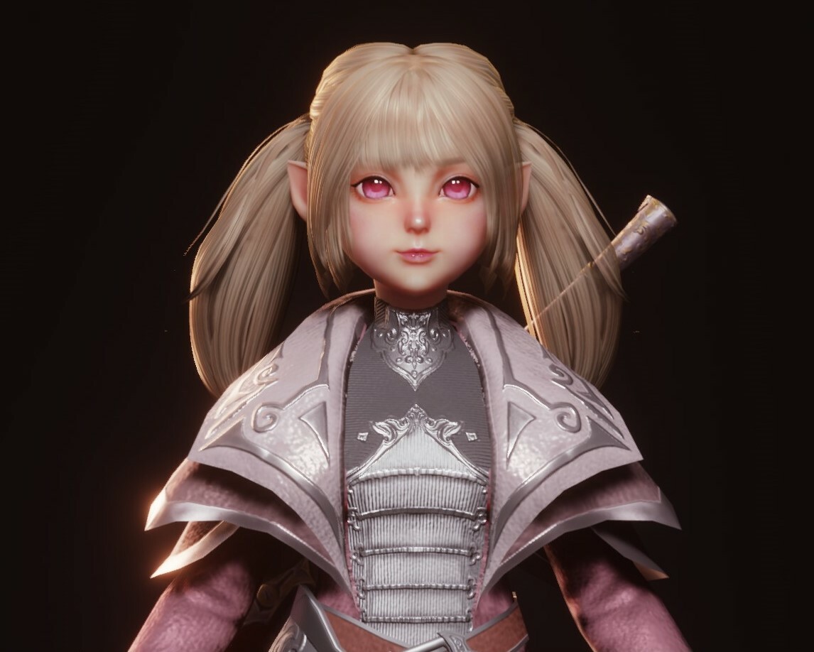 ArtStation - MMORPG character style full process - Blender | Tutorials