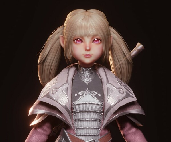 ArtStation - MMORPG character style full process - Blender | Tutorials
