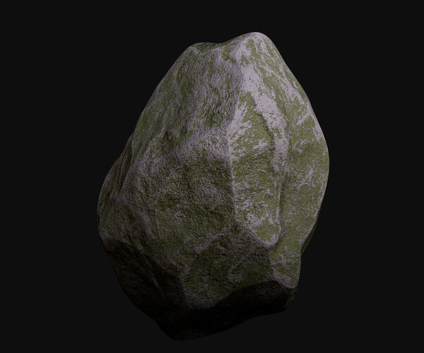 ArtStation - Low Poly Rock_02 ( Model+ Texture ) | Game Assets