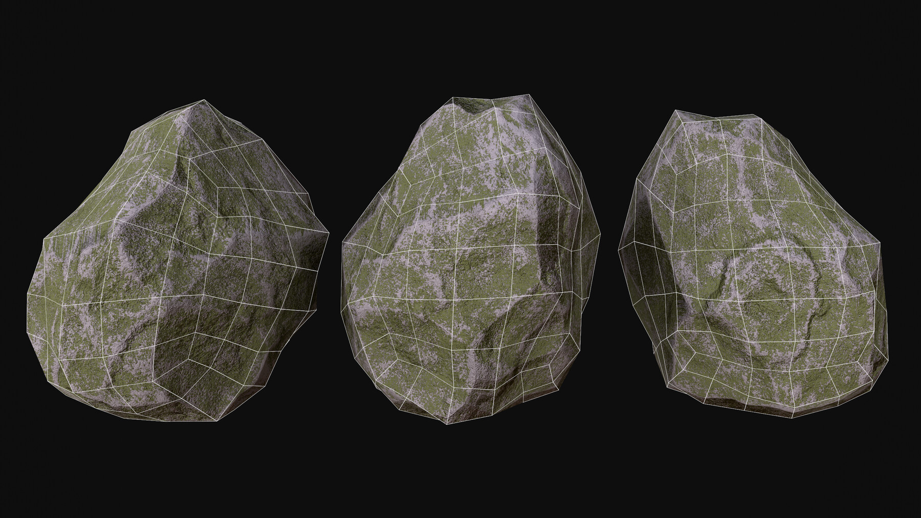 ArtStation - Low Poly Rock_02 ( Model+ Texture ) | Game Assets