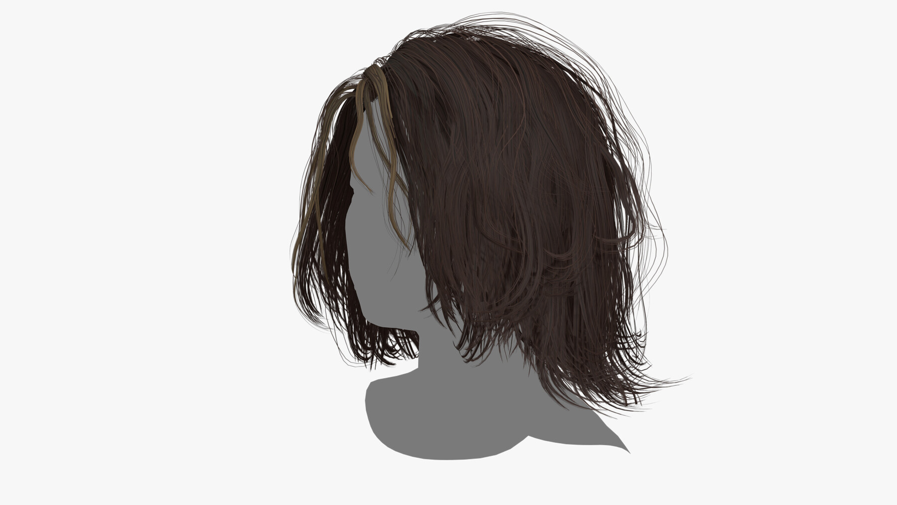 ArtStation - Hair Female - 010 | Game Assets