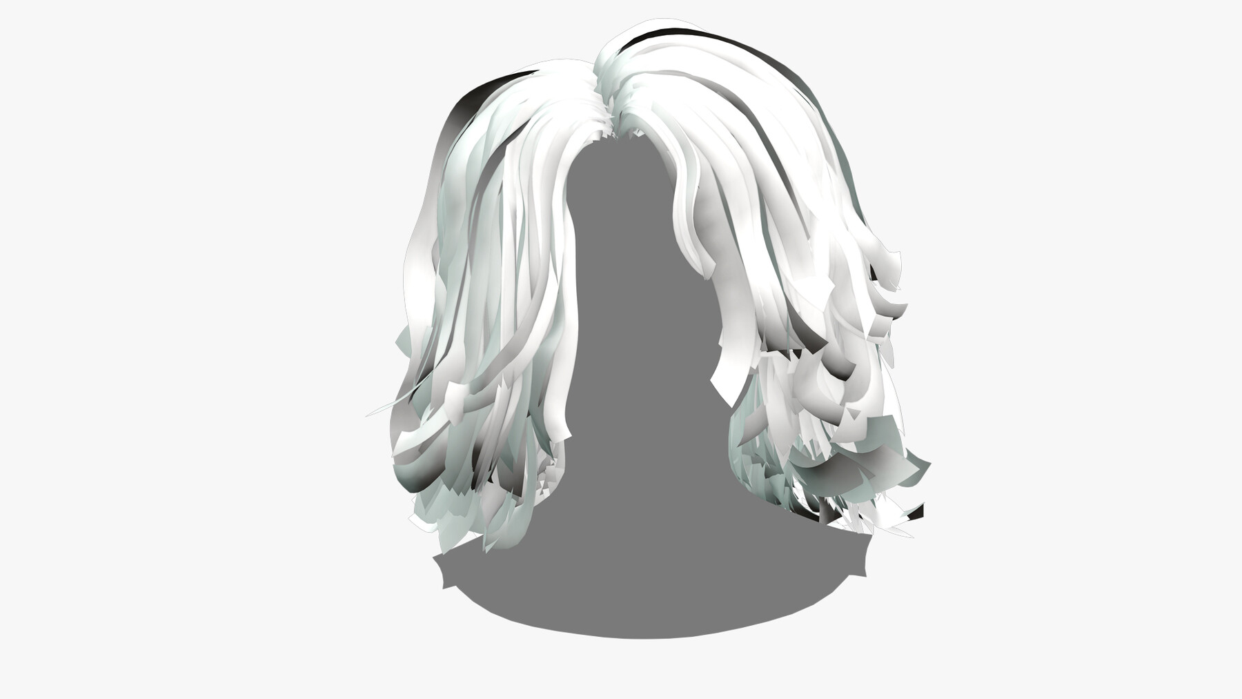 ArtStation - Hair Female - 010 | Game Assets