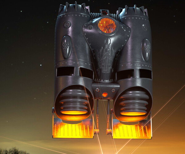 ArtStation - Rocketeer Jetpack [movie] | Game Assets
