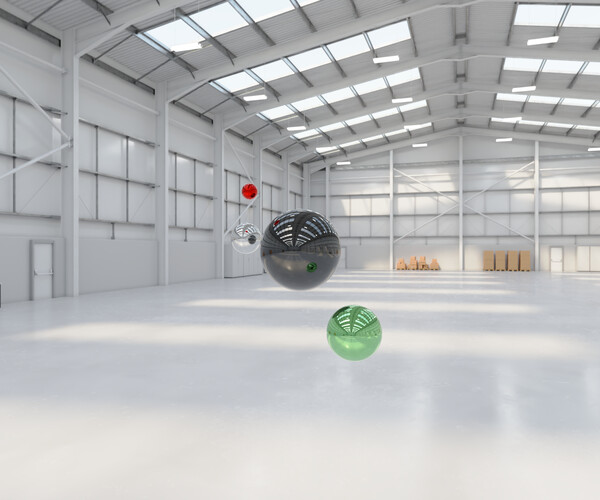 ArtStation - HDRI - Industrial Warehouse Interior 11b - 16384x8192 ...
