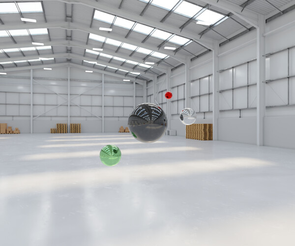 ArtStation - HDRI - Industrial Warehouse Interior 11b - 16384x8192 ...