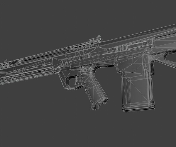 ArtStation - Beretta RM277 GD NGSW | Game Assets
