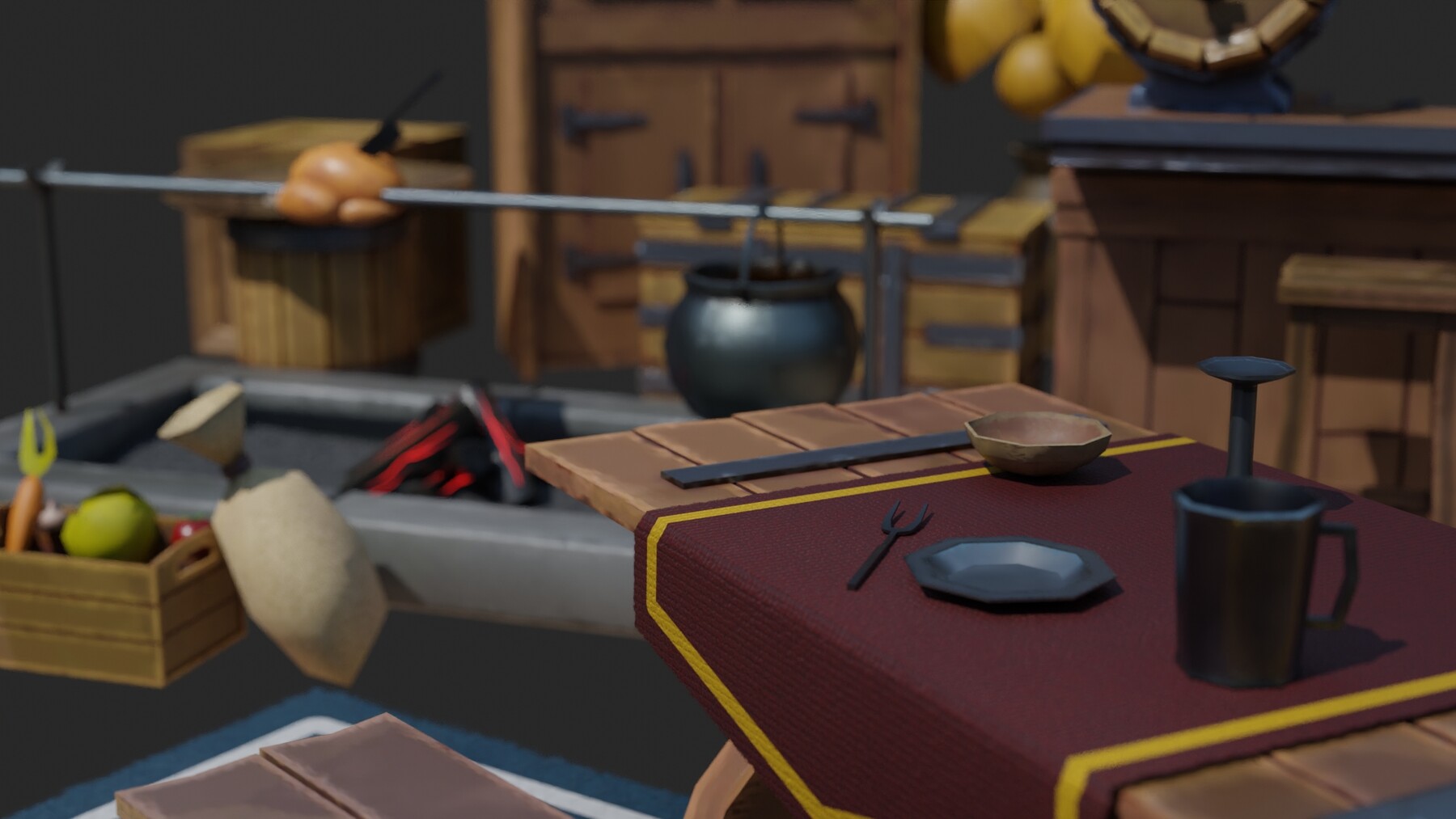 ArtStation - Stylized Tavern Props | Game Assets