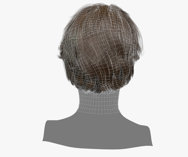 ArtStation - Hair Female - 017 | Game Assets