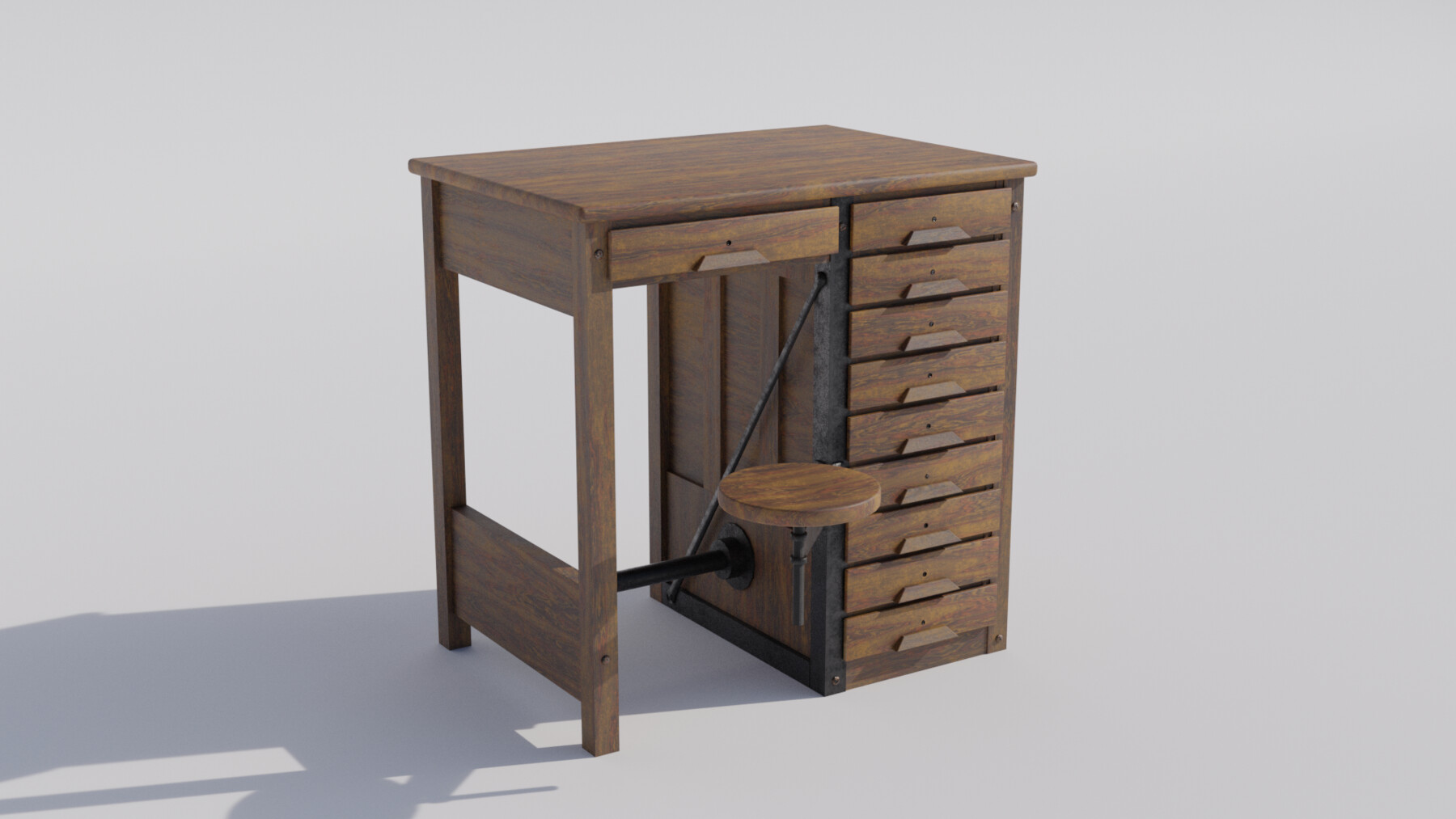 ArtStation - Antique Lab Table | Resources