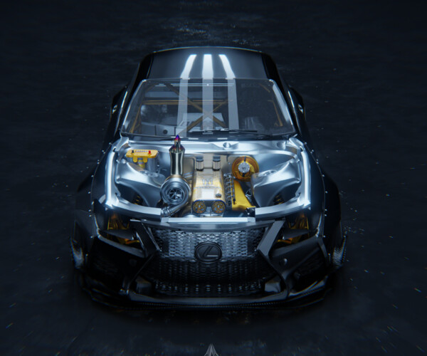 ArtStation - Lexus RCF Formula Drift | Game Assets