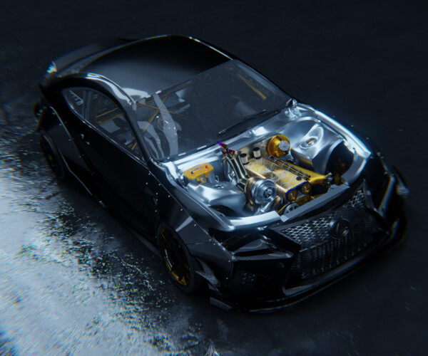 ArtStation - Lexus RCF Formula Drift | Game Assets