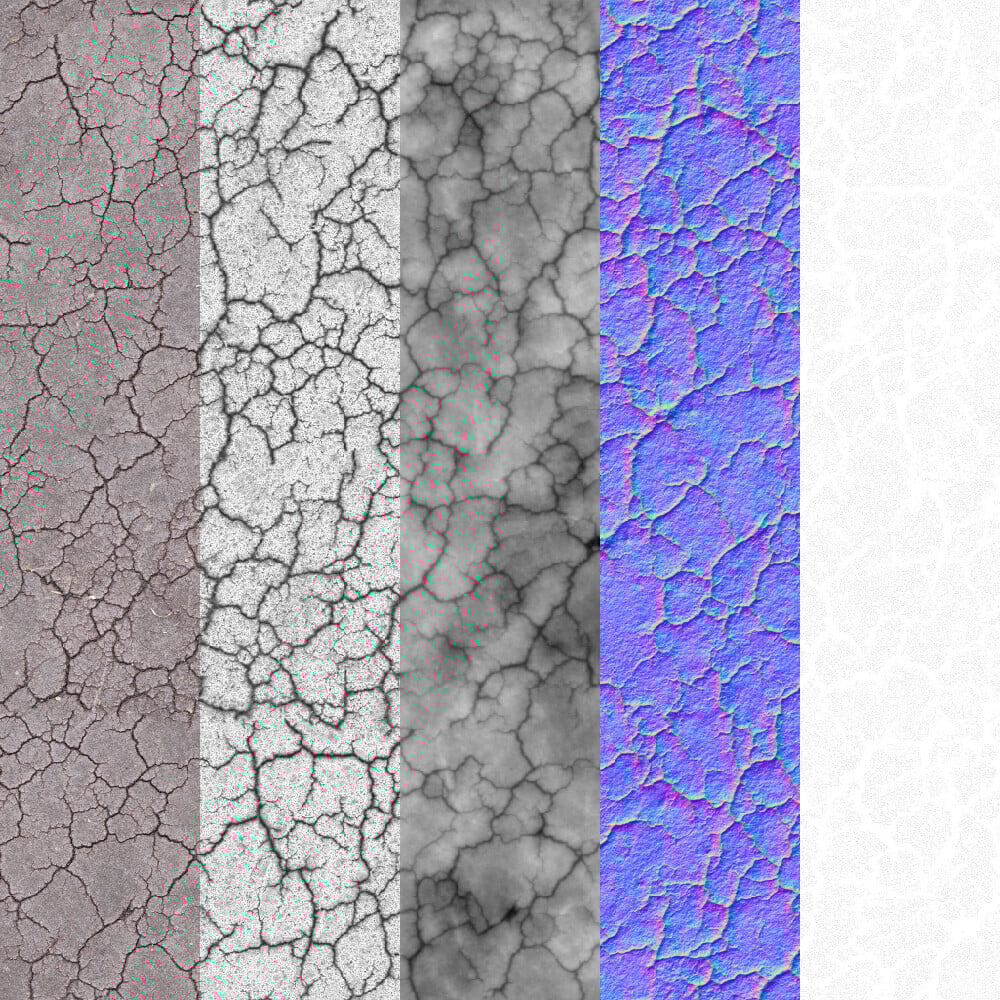 ArtStation - Cracked Surface Material Pack | Game Assets