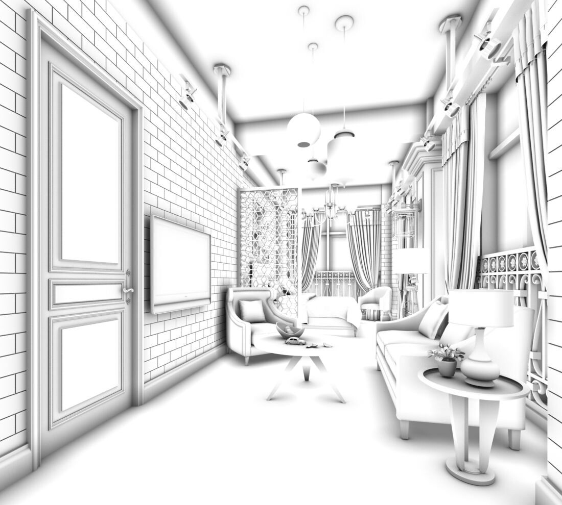 ArtStation - Entrance corridor -9411 | Resources