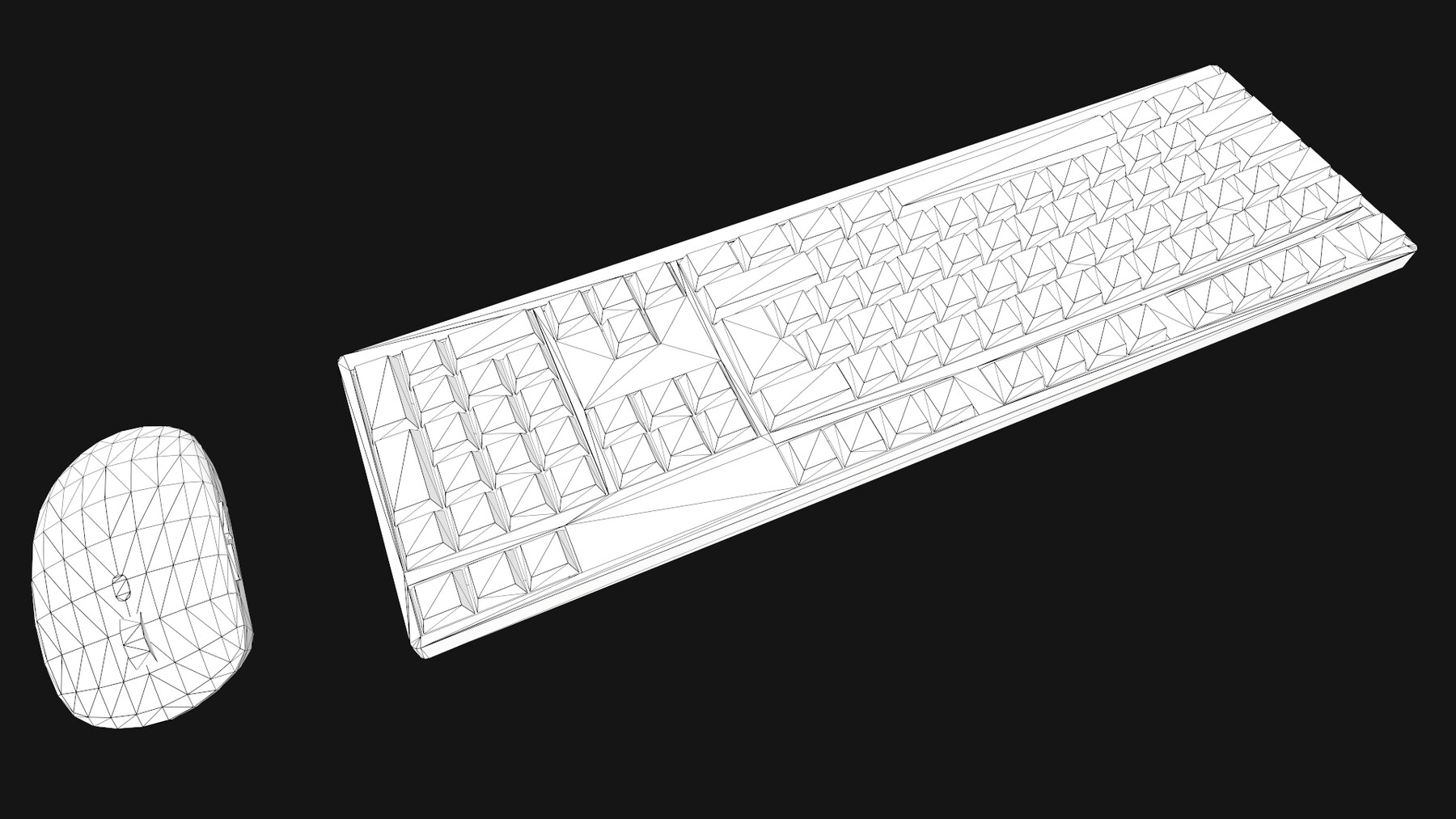 ArtStation - Computer Mouse and Keyboard | Game Assets