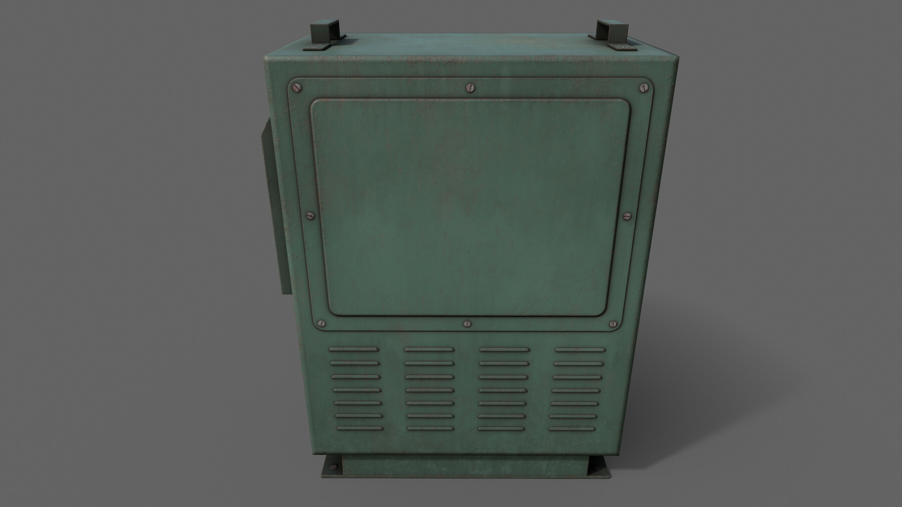 ArtStation - PBR Electric Box (Green) Ver.3 | Game Assets