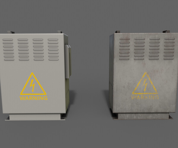 ArtStation - PBR Electric Box Ver.3 | Game Assets