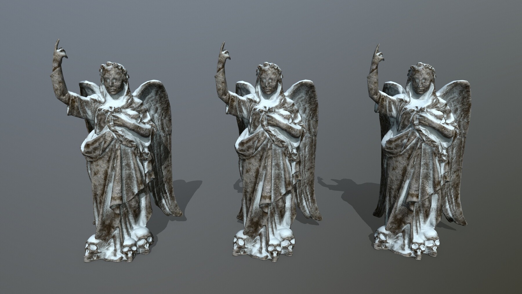 ArtStation - angel statue | Game Assets