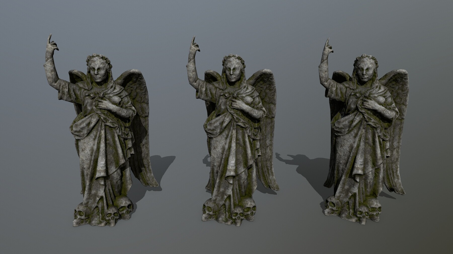 ArtStation - angel statue | Game Assets