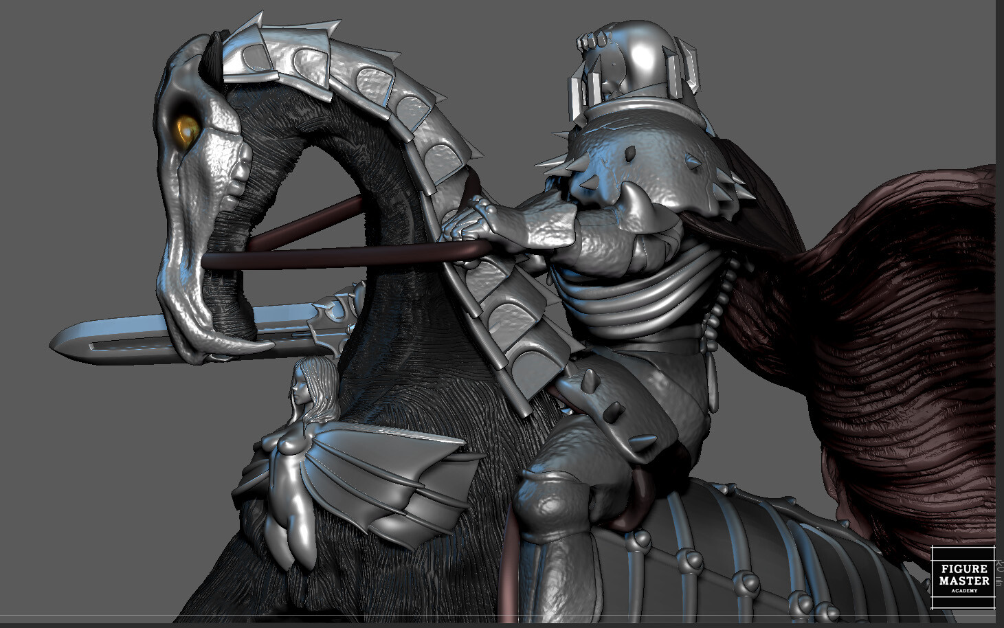 ArtStation - BERSERK SKULL KNIGHT FANTASY ANIME SWORD CHARACTER 3D ...