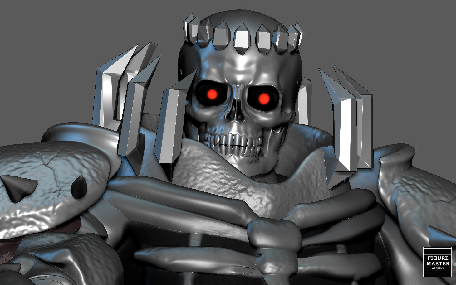 ArtStation - BERSERK SKULL KNIGHT FANTASY ANIME SWORD CHARACTER 3D ...