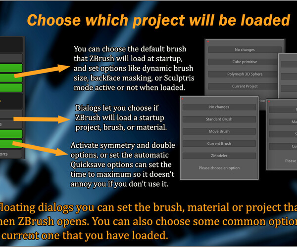 ArtStation - Easy Startup ZBrush Plugin | Resources