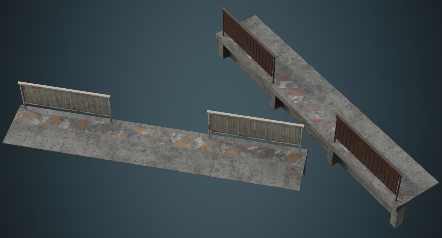 ArtStation - Industrial Platform 2B | Game Assets