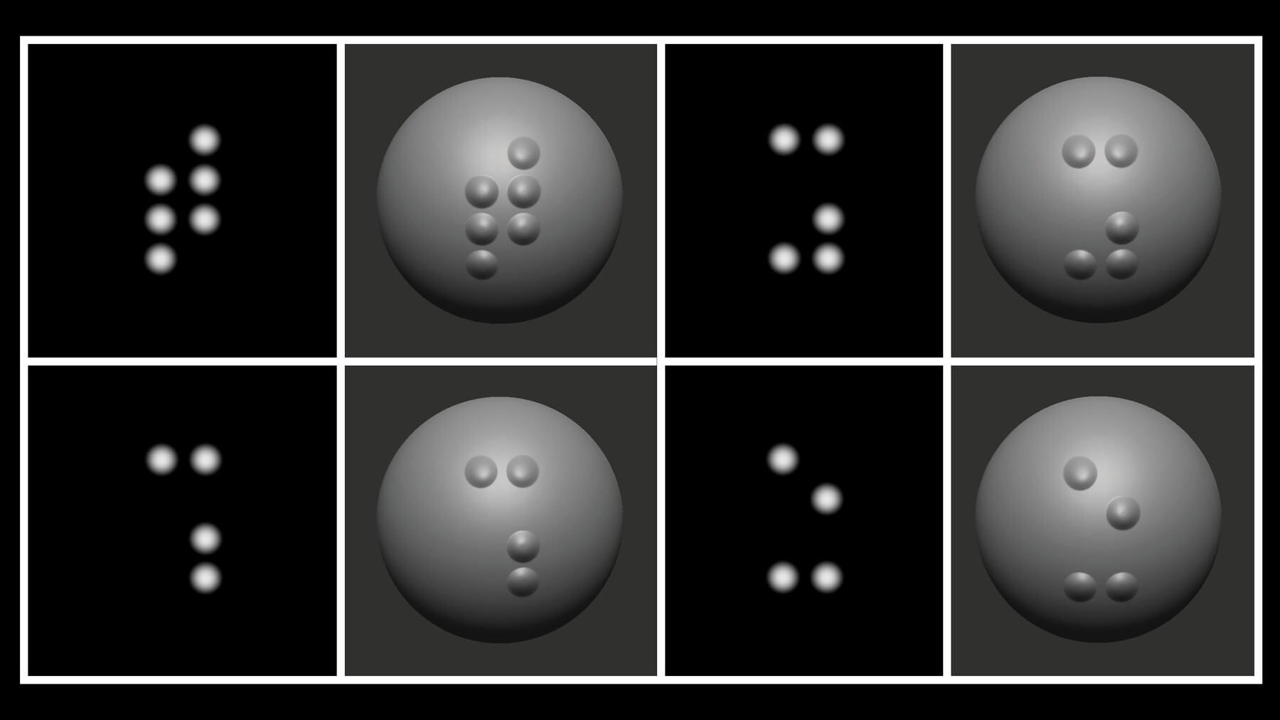 ArtStation - MR78 Braille Paper Dots – 8 Points – Scientific | Brushes