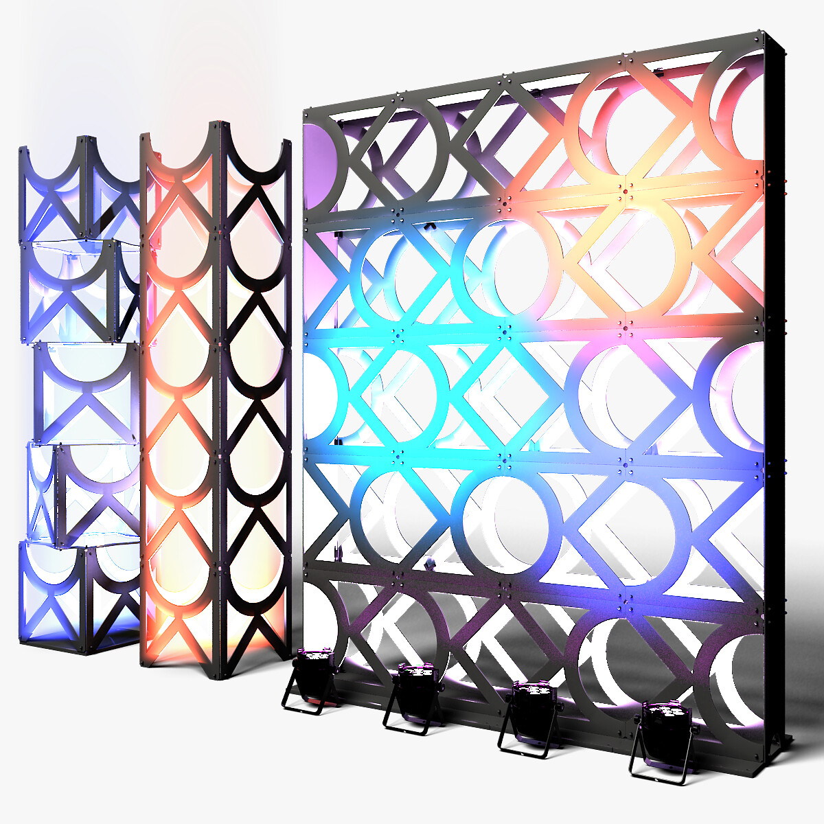 ArtStation - Stage Decor 11 - Modular Wall Column | Resources