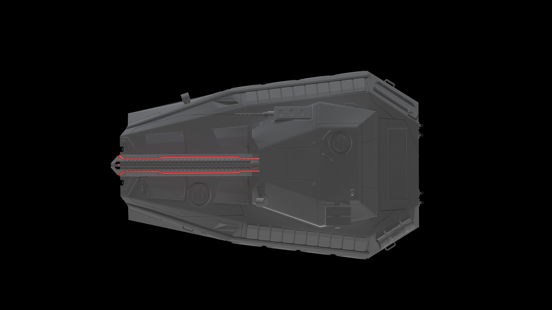 ArtStation - Gameready Sci-Fi Heavy Tank With Railgun | Game Assets